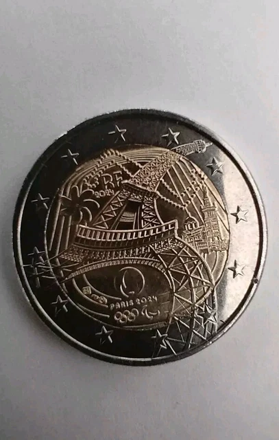 PIÈCE 2 EUROS jo 2024 PIÈCE-COMMÉMORATIVE (faire offre) EUR 100,00 - PicClick FR