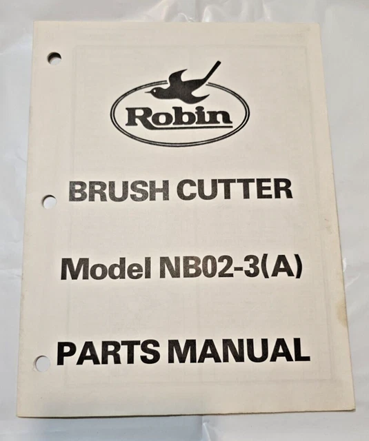ROBIN BRUSH CUTTER Model NB02-3(A) Parts Manual Original OEM ...