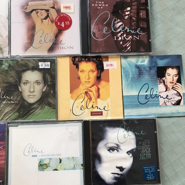 CELINE DION CD Singles Bulk x13 90s 00s Pop AUSTRALIAN Edition Bonus ...