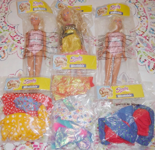 SINDY DOLLS 1980S/90S WEETABIX Dolls and Outfits Vintage NEW & SEALED £ ...