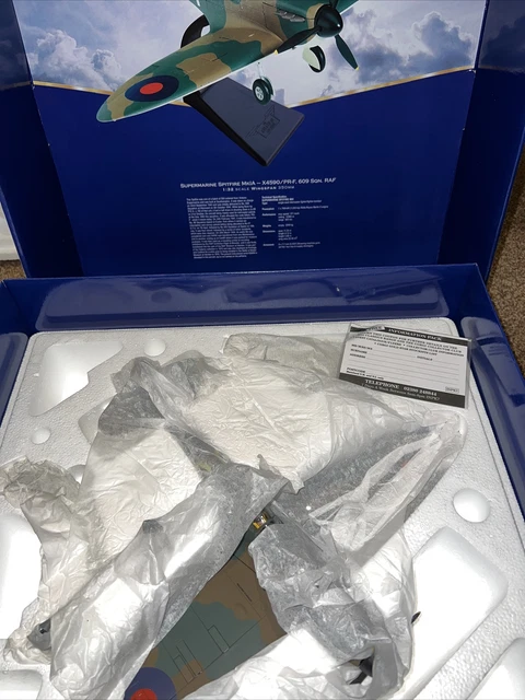 CORGI AVIATION 1/32 Supermarine Spitfire MkIA X4590/PRF 609 Sqn RAF ...