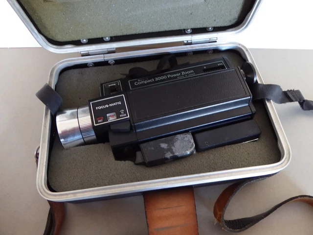 VINTAGE BOOTS COMPACT 3000 Power Zoom Video Camera with Case £22.00 ...