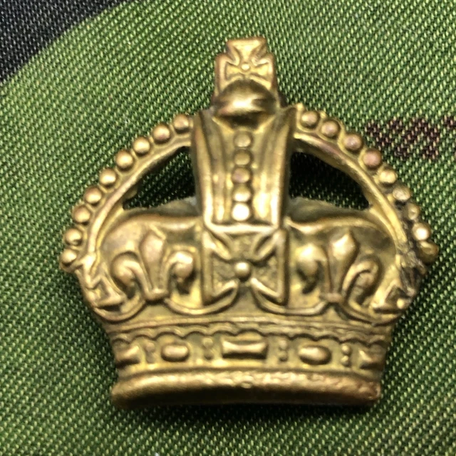 ORIGINALE WW1/WW2 ESERCITO Britannico Majors Rango Pip Crown EUR 5,94 ...