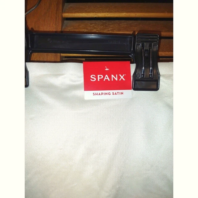 SPANX SHAPING SATIN Thong Womens 3X NEW Cream High Waisted Tummy ...