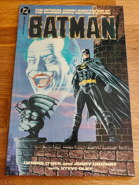 GRAPHIC NOVEL - DC Tim Burton's Batman 1989 Official Comic Adaptation ...