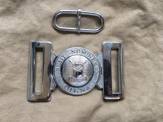 ORIGINAL RHODESIAN LIGHT Infantry RLI Army Collars & Dress Belt Buckle ...