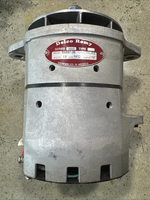 NEW IN BOX Genuine Delco Remy 36SI Alternator 8600126 J-180 12V 170amp ...