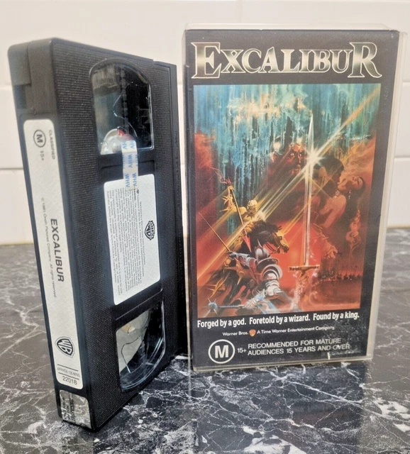 EXCALIBUR VHS VIDEO Tape Movie 1981 Fantasy Adventure Film Helen Mirren ...