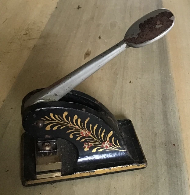ANTIQUE 1930S DECORATED Letter Embosser Heavy Metal £6.99 - PicClick UK