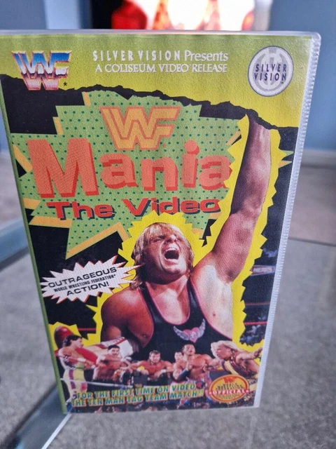 1994 WWF/WWE MANIA The Video Coliseum VHS WWE Wrestling Bret Hitman ...