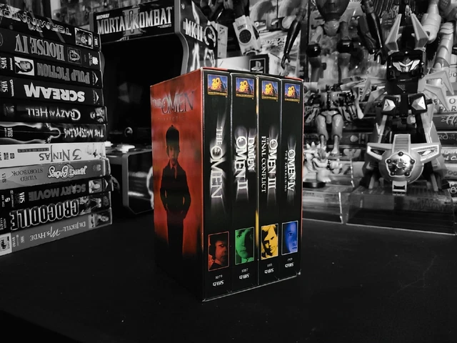 THE OMEN VHS Tape Box Set: I II III IV *Horror* $40.00 - PicClick CA