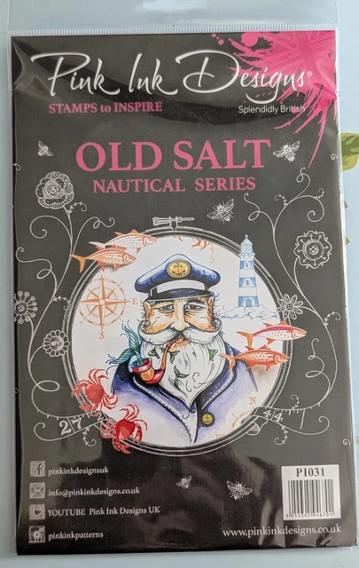 PINK INK DESIGNS. Old Salt from the Nautical series clear stamps £9.72 ...