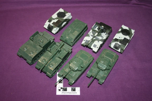 AIRFIX ASSORTED POLY AFV HO/OO scale models spares, incomplete, broken ...