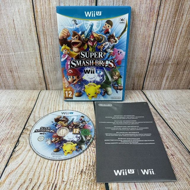SUPER SMASH BROS pour Wii U (PAL) Nintendo Wii U EUR 9,29 - PicClick FR