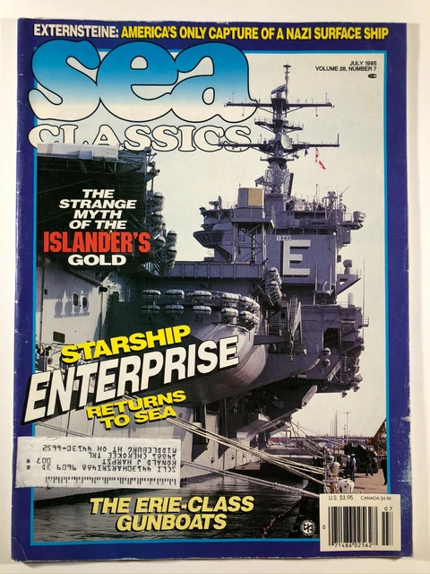 SEA CLASSICS MAGAZINE July 1995 WWII Greenland SS Islander Gold 1901 ...
