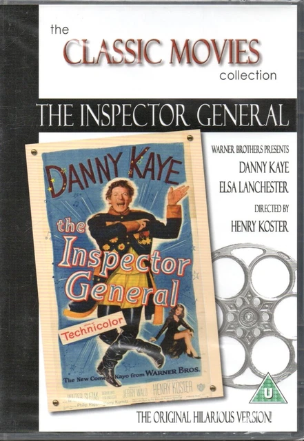 THE INSPECTOR GENERAL - Danny Kaye - DVD *NEW & SEALED* REF:BLKSPI £3. ...