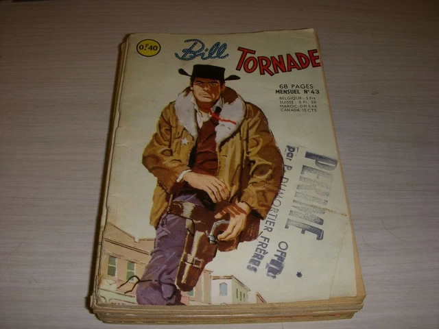 BD PT FORMAT BILL TORNADE 43 1963 Editions AREDIT ARTIMA BD WESTERN EUR 5,70 - PicClick FR