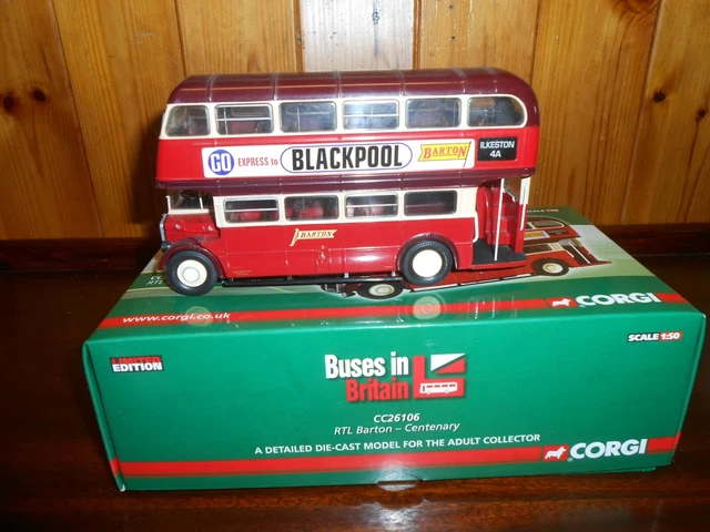 CORGI BUSES IN Britain 150 Scale Rtl-Centenary Bus Cc26106 £30.00 ...