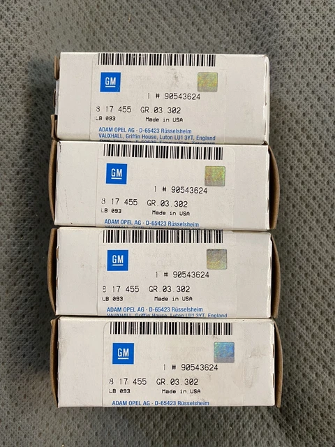 OPEL ORIGINAL GM set injection nozzles injector 90543624 817455 £68.89 ...