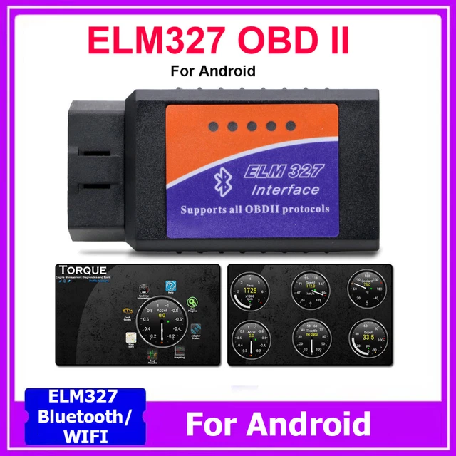 ELM327 OBD2 BLUETOOTH OBD-II Car Diagnostic Scan Reader Tool Mini ...