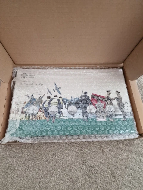 2019 CELEBRATING 50 Years of the 50p British Military Silver Proof Set ...