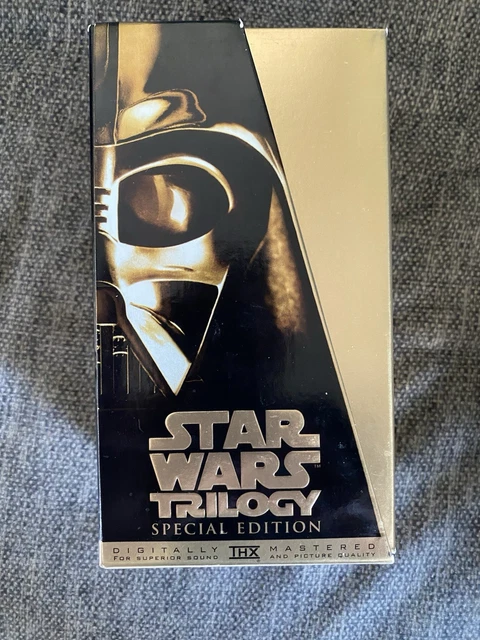 STAR WARS TRILOGY Special Edition Widescreen VHS Video Set Yoda Darth Vader Box £13.52 - PicClick UK