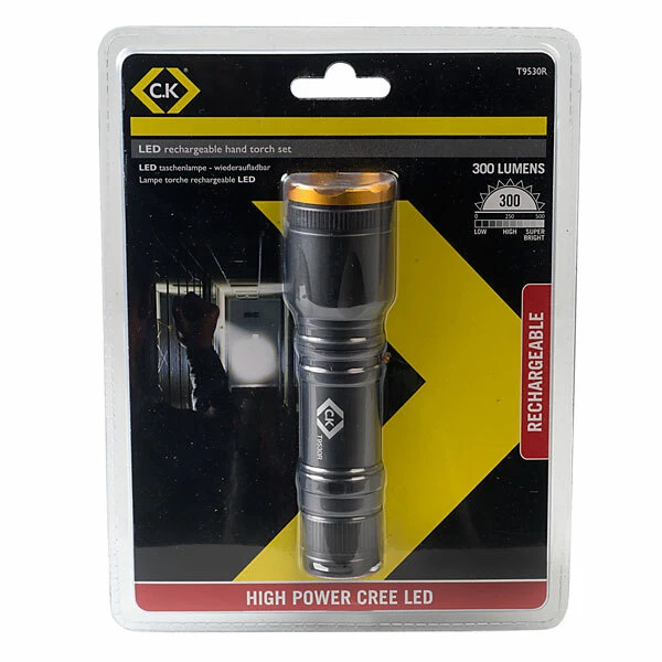 CK TOOLS T9530R LED Main Torche Set 300 Lumens - Rechargeable EUR 73,37 ...