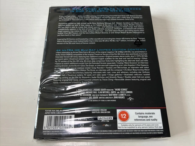 WEIRD SCIENCE 4K UHD Blu-ray Limited Edition Arrows Exclusive. EUR 43 ...