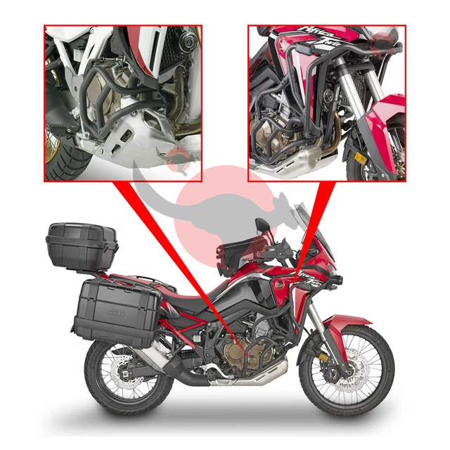 PARAMOTEUR TUBULAIRE GIVI Honda CRF1100L Africa Twin (2020-2023) TN1178+TNH1179 EUR 422,41 ...