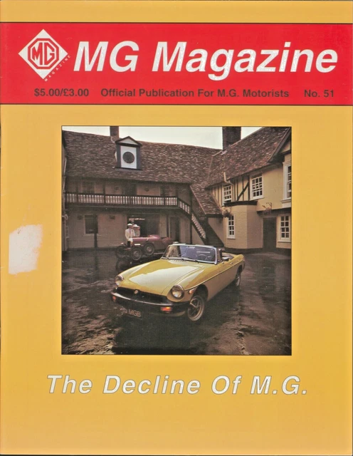 MG VOITURE MAGAZINE-DECLINE De M.G Mgf Pour Prochain Siècle ~ Lot De 2 ...
