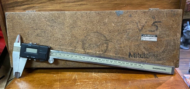 LOVELY VERY RARE Vintage Mitutoyo Digimatic Caliper 300mm 500-323 CD-12 ...