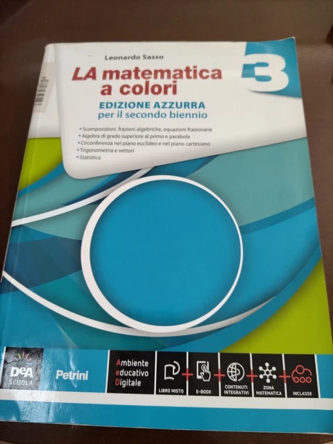 MATEMATICA A COLORI. Ediz. Azzurra. Per Le Scuole Superiori (La). Vol ...