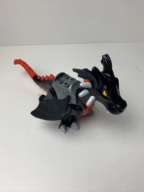 LEGO DUPLO CASTLE Knights Black and Red Dragon from Set #4784 $40.00 ...