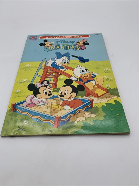 WALT DISNEY BABIES A Golden Big Color Activity Book 1137-7 Vintage ...