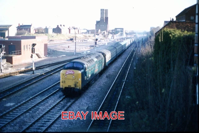 ORIGINAL 35MM SLIDE CLASS 56 LOCO NO 56016 GORDON HIGHLANDER AT NEWBURY ...