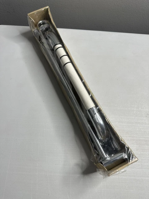 NEW IKEA WHITE Silver Bathroom Periskop Metal Pipe Towel Bar Swing Out ...