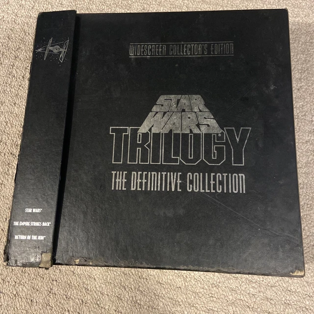 STAR WARS TRILOGY Definitive Collection Widescreen Laserdisc Box Set w ...