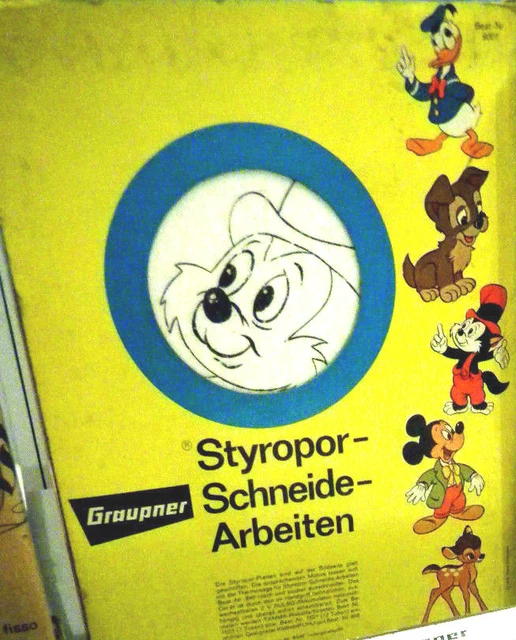 ( PRL ) Walt Disney '60 Sauteuse Polystyrène Lilli Mickey Mouse Donald ...