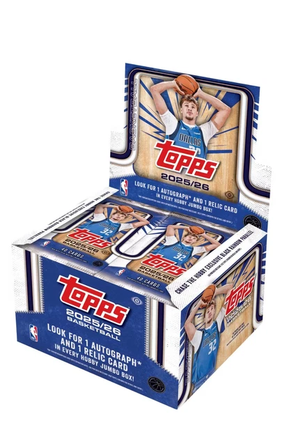 TOPPS 2025-26 NBA Basketball Jumbo Hobby Box IN HAND, NEW/SEALED $515. ...