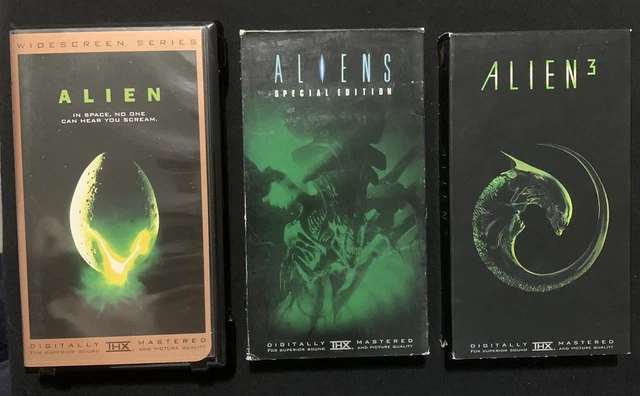 ALIEN TRILOGY LOT of 3 VHS Tapes THX Sci Fi Horror $29.99 - PicClick CA