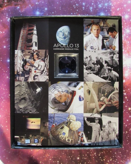 RARE FLOWN IN Space *APOLLO 13 Command Module [KAPTON]FOIL *NASA *Jim ...