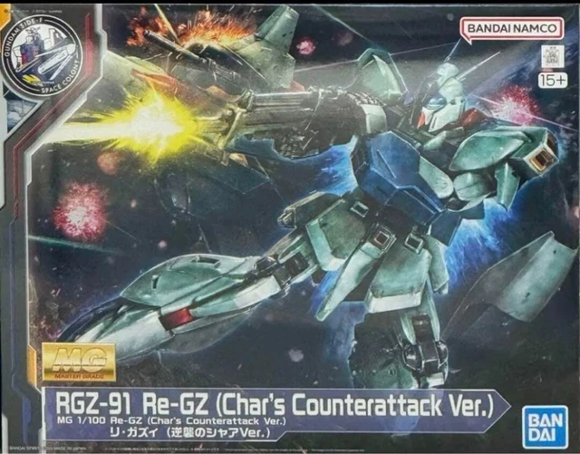 BANDAI 1/100 MG RGZ-91 RE-GZ Char'S Counterattack Ver Gundam Side-F Limited FS EUR 144,79 ...