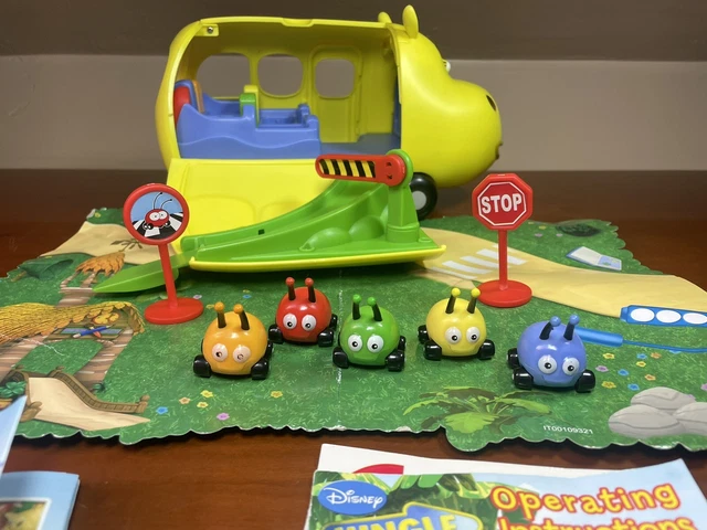JUNGLE JUNCTION DISNEY Junior Store Famosa Hippobus Beetle Bugs Playset ...