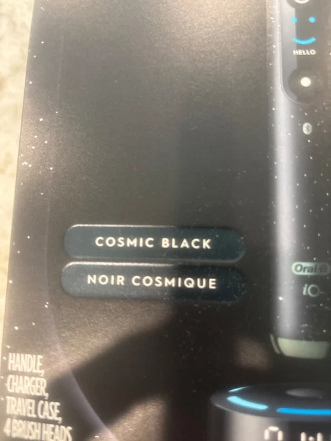 ORAL-B IO SERIES 10 Rechargeable Electric Toothbrush - Cosmic Black $413.40 - PicClick CA