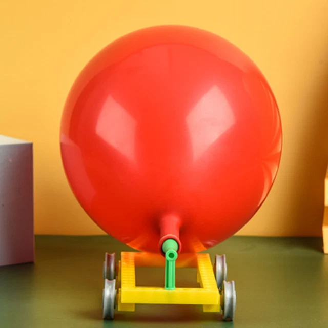 TROLLEY TOY SAFE Hands-on Ability Children Diy Balloon Powered Car ...