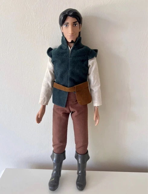 DISNEY STORE TANGLED Flynn Rider Doll 12” Action Figure Toy Rapunzel ...