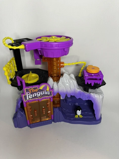 BATMAN FISHER PRICE Imaginext The Penguin Villain Lair Playset DC Super ...