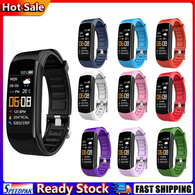 SMART WATCH STEP Counter Men Women Smartwatch Color Screen for Outdoor ...