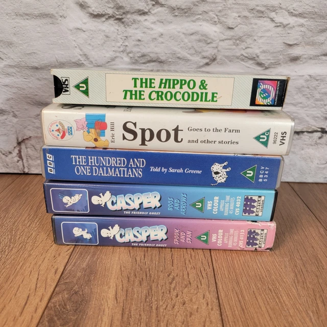 CHILDRENS VHS LOT of 5, Inc Spot Goes To The Farm (1992), 101 ...