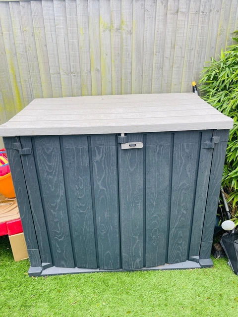 KETER STORE-IT OUT Midi 880L Garden Storage Box £45.00 - PicClick UK